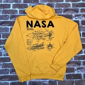 Shirts | Nasa Mens Yellow Hoodie | Poshmark